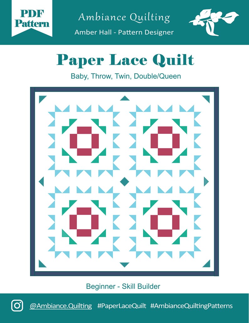 Paper Lace Quilt PDF Pattern - Etsy