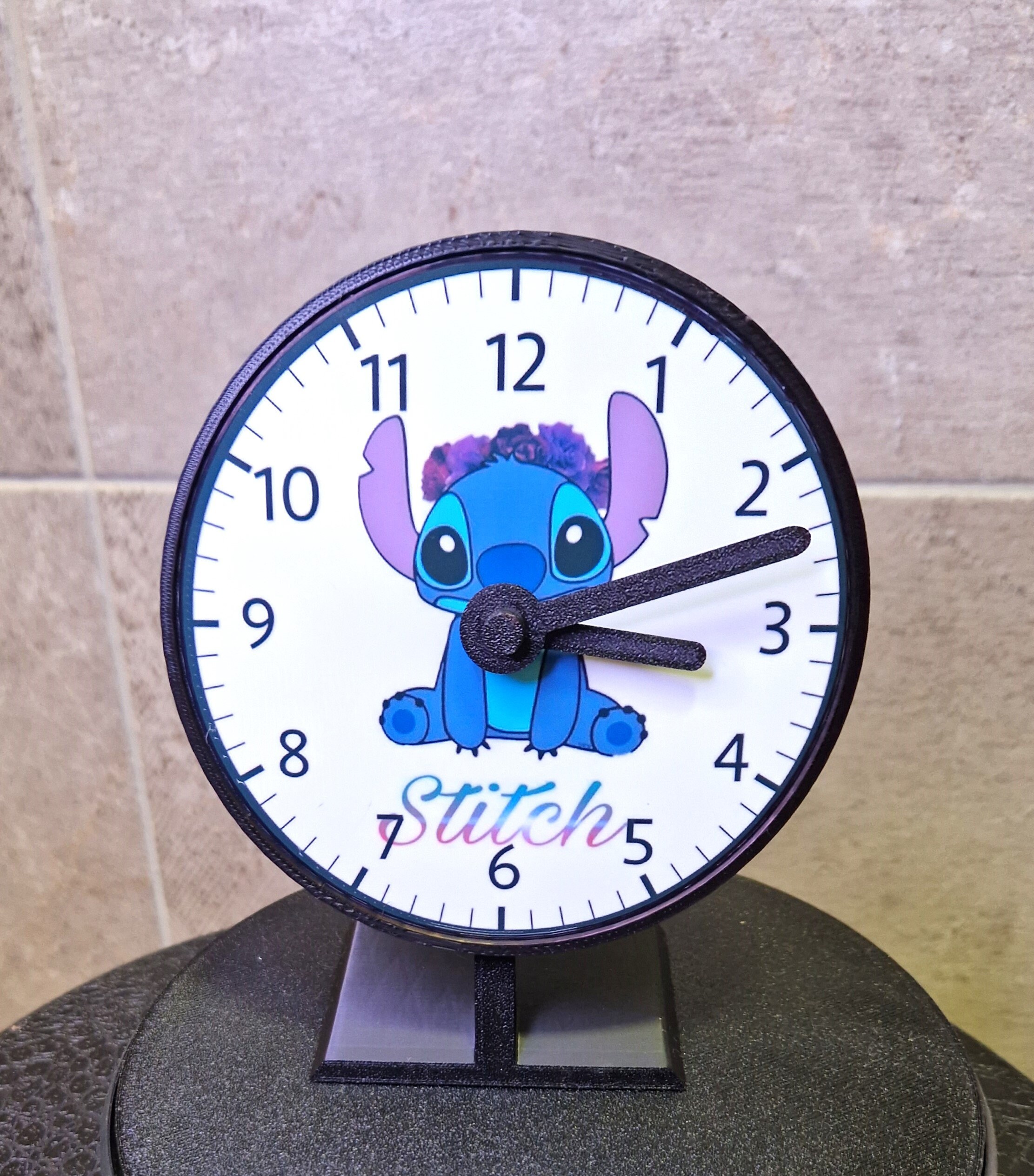 Stitch, Peppa Pig, Unicorn. Stitch Clock, Peppa Pig Clock, Unicorn ...