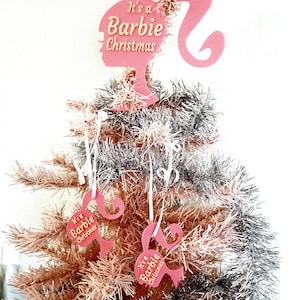 Barbie Christmas Tree Decoration and Tree Topper - Etsy