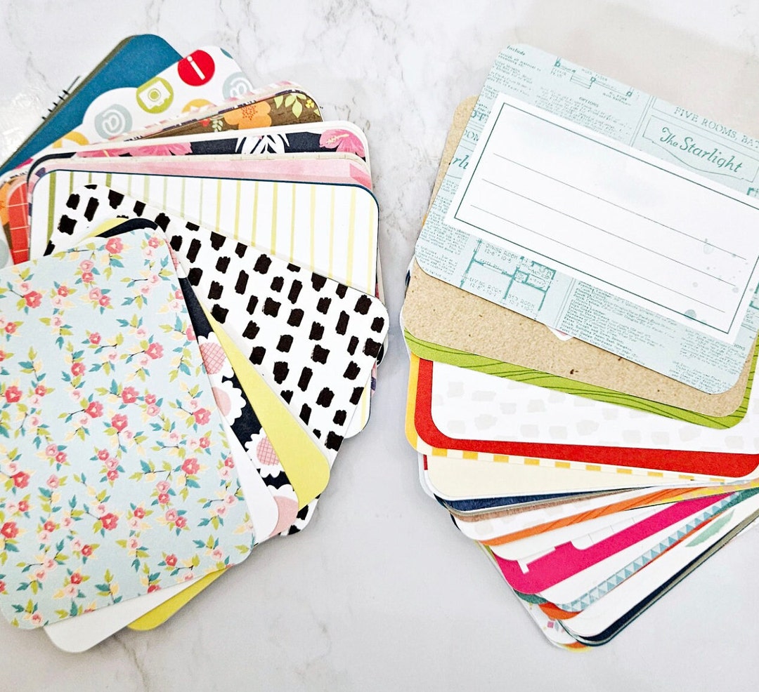Journal Cards | 3"x4" | Random Lot of 50 or 100 - Project Life Mixed ...