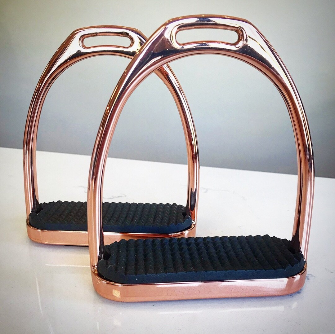 Rose Gold Fillis Irons English Stirrups - Etsy