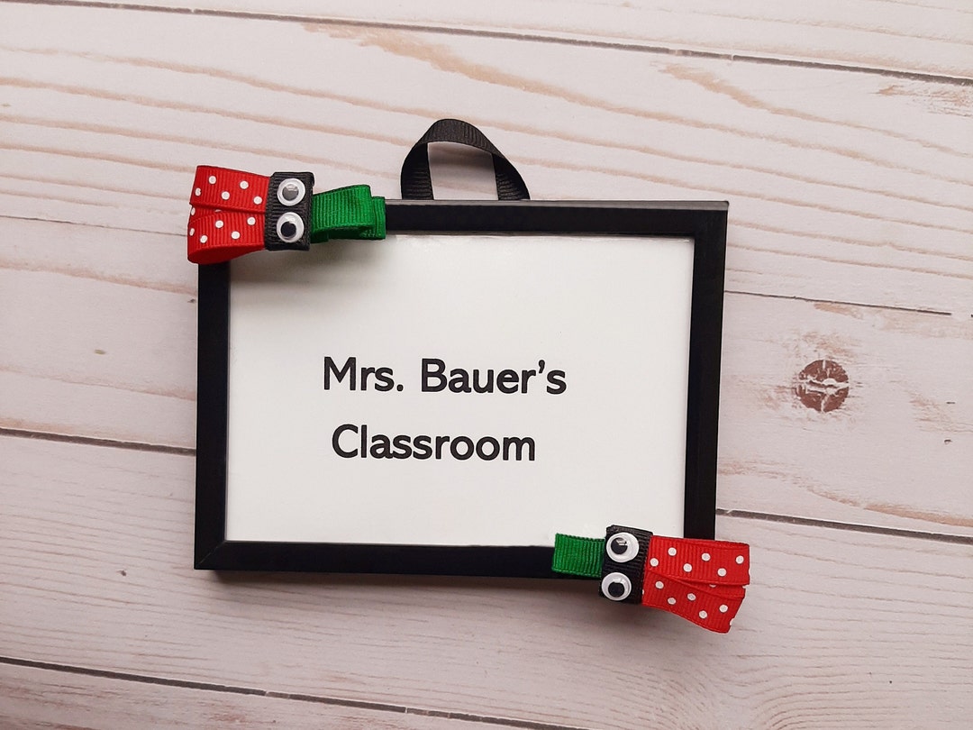 Ladybug Name Sign/ Ladybug Door Hanger/ Classroom Sign/ Ladybug Decor ...