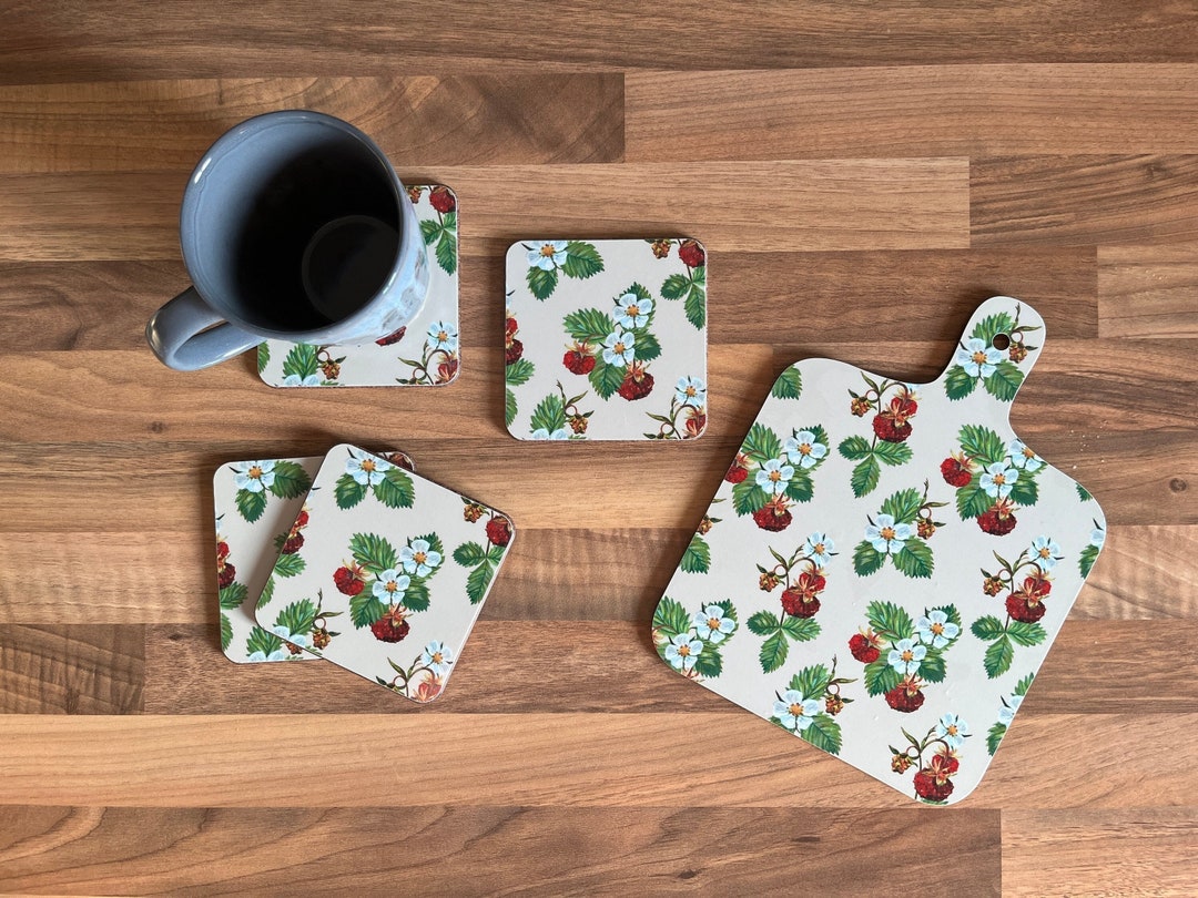 Chopping Board, Melamine Cutting Board, Cheese Board, Wild Strawberry ...