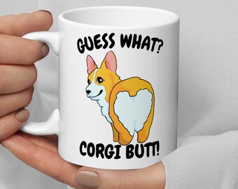 Corgi Butts Drive Me Nuts Cute Puppy Mug for Dog Lover - Etsy