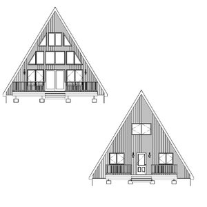The Modern A-frame, 2 Bed, 1 Bath, 2 Story Cabin. 1,600sq Ft. - Etsy
