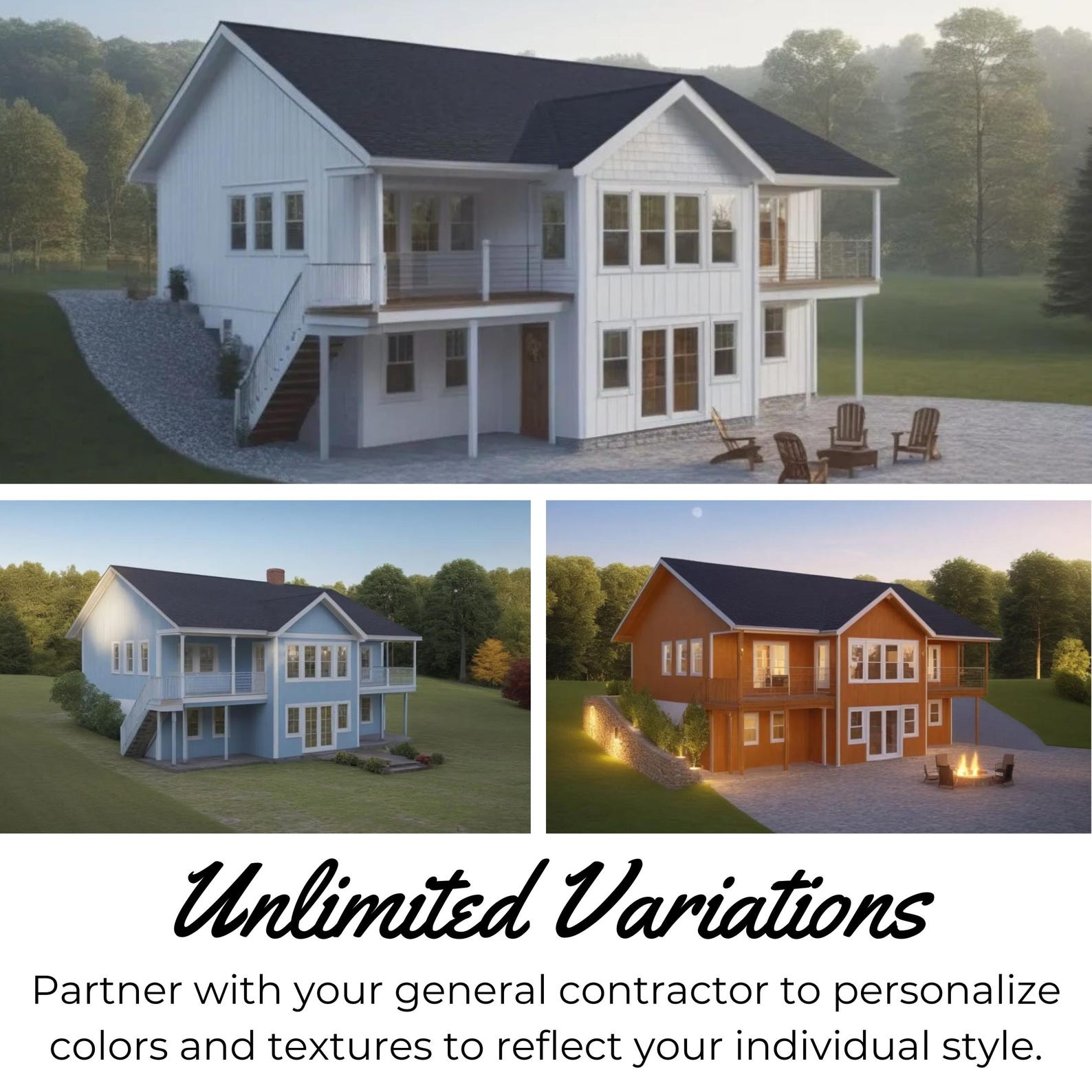 The Edgewater House Plan, 1 Bed 2 Bath, Daylight Basement, 1,400 Sqft ...