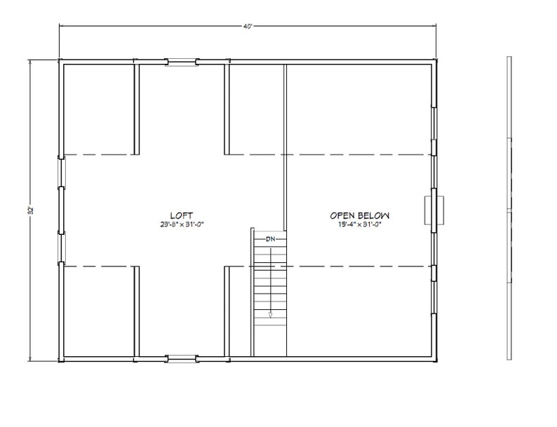 The Atkinson Floor Plan, 2 Bed, Open Loft, 1 Bath, 2 Story House. 2 ...