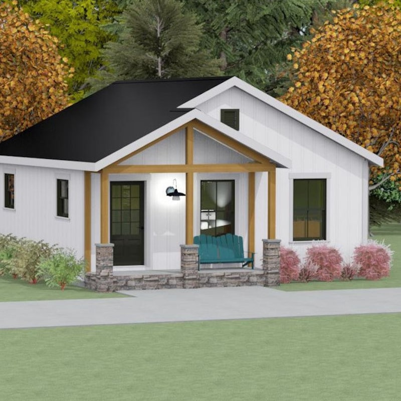 600 Sq Ft House Plan - Etsy