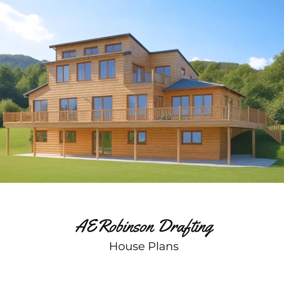 Modern Sky House Floor Plan With Walkout Basement, 2 Bed (digital ...