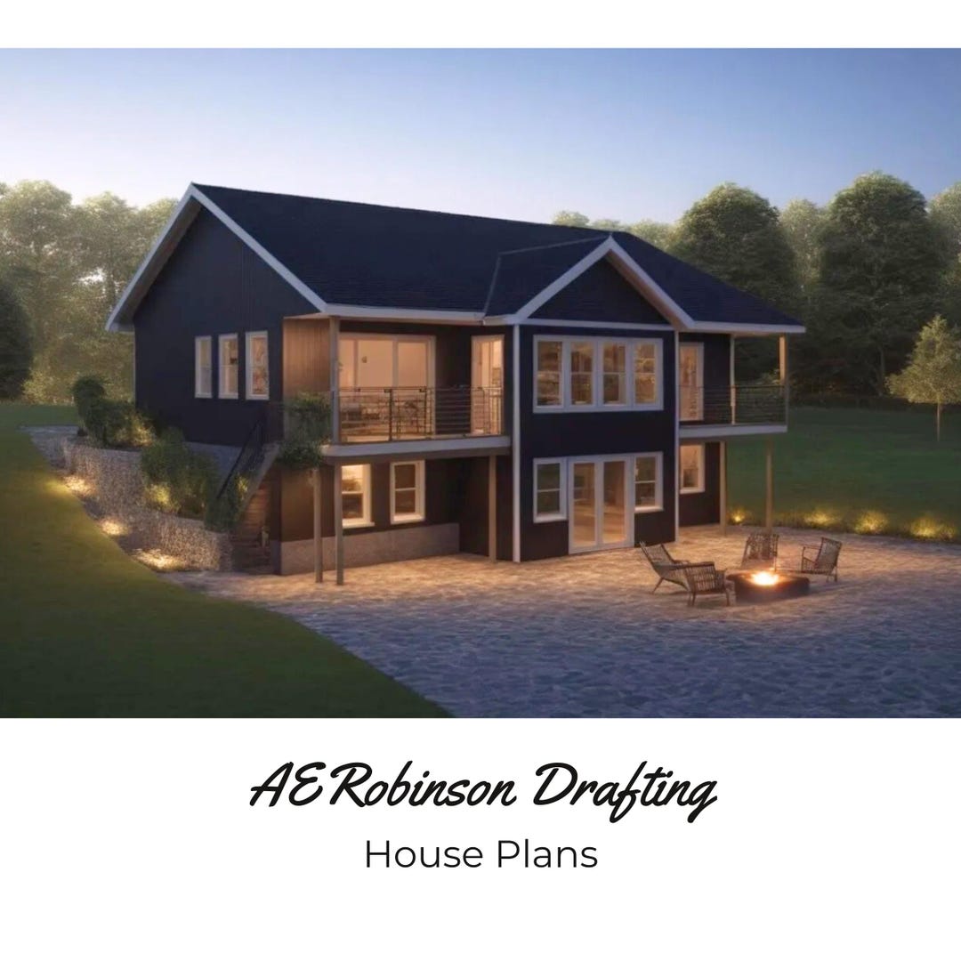 The Edgewater House Plan, 1 Bed 2 Bath, Daylight Basement, 1,400 Sqft ...