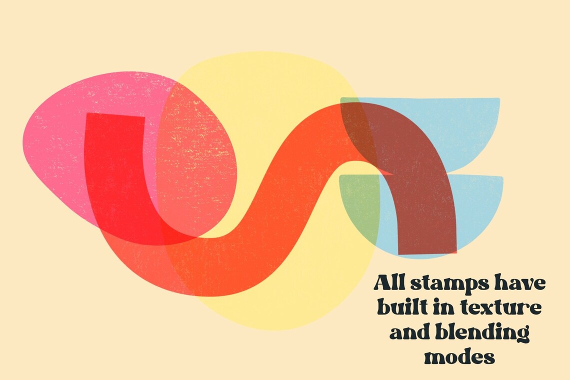 Risograph Vol 2 Brushes and Stamps for Procreate Risograph - Etsy