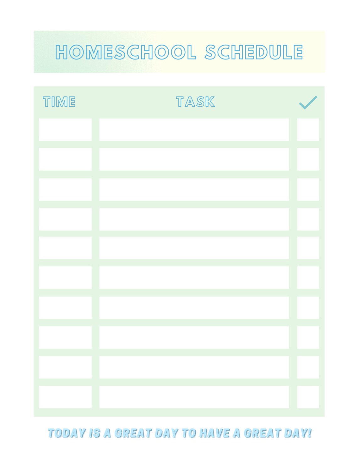 Homeschool Schedule | Digital and Printable Planner | Guide for Kids - Etsy