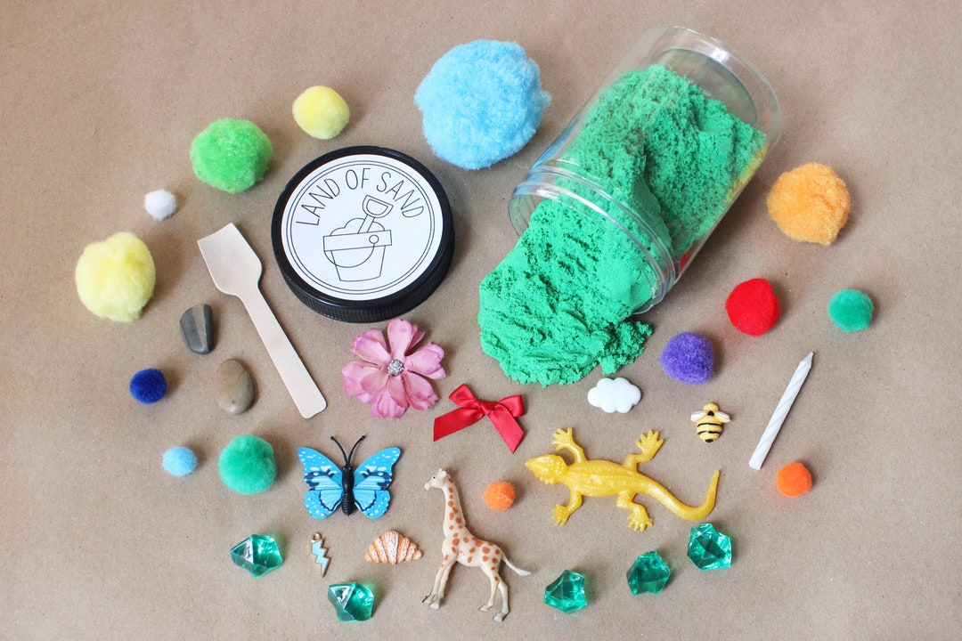 Family Madrigal Kinetic Sand Sensory Jar - Etsy