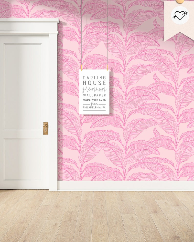 Funky Tropical Wallpaper | Peel and Stick, Prepasted, Unpasted | Banana ...