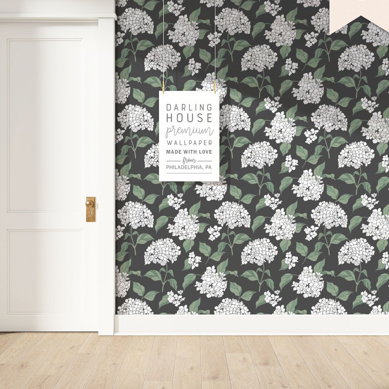 Hydrangea Wallpaper - Etsy