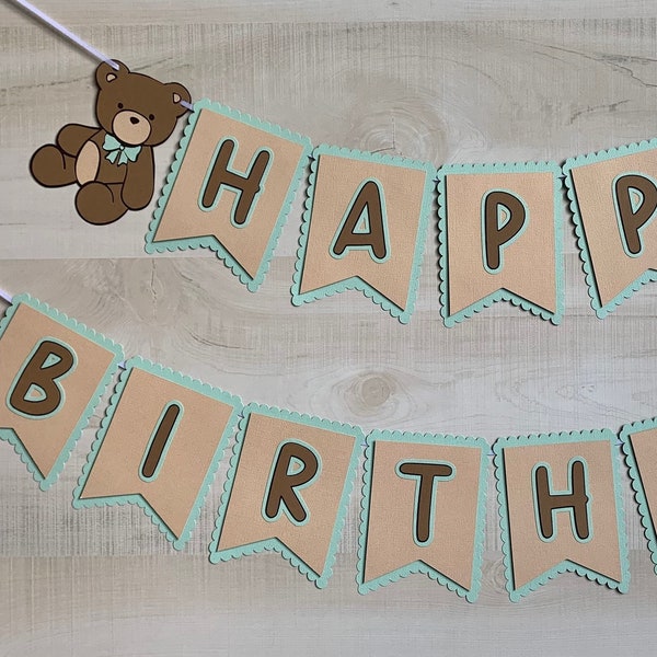 Teddy Bear Banner - Etsy