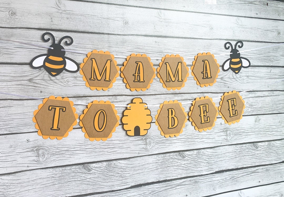 Mama to Bee Honey Bee Theme Baby Shower Banner Decoration - Etsy