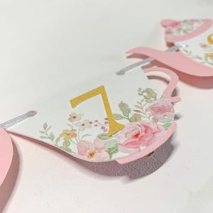 Princess Tea Party Tea for Two Monthly Photo Banner Party Decoration ...