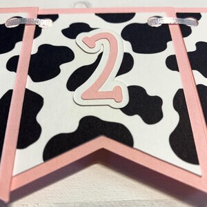 Holy Cow I’m One Pink Cow Monthly Photo Banner Prop Birthday Decoration ...