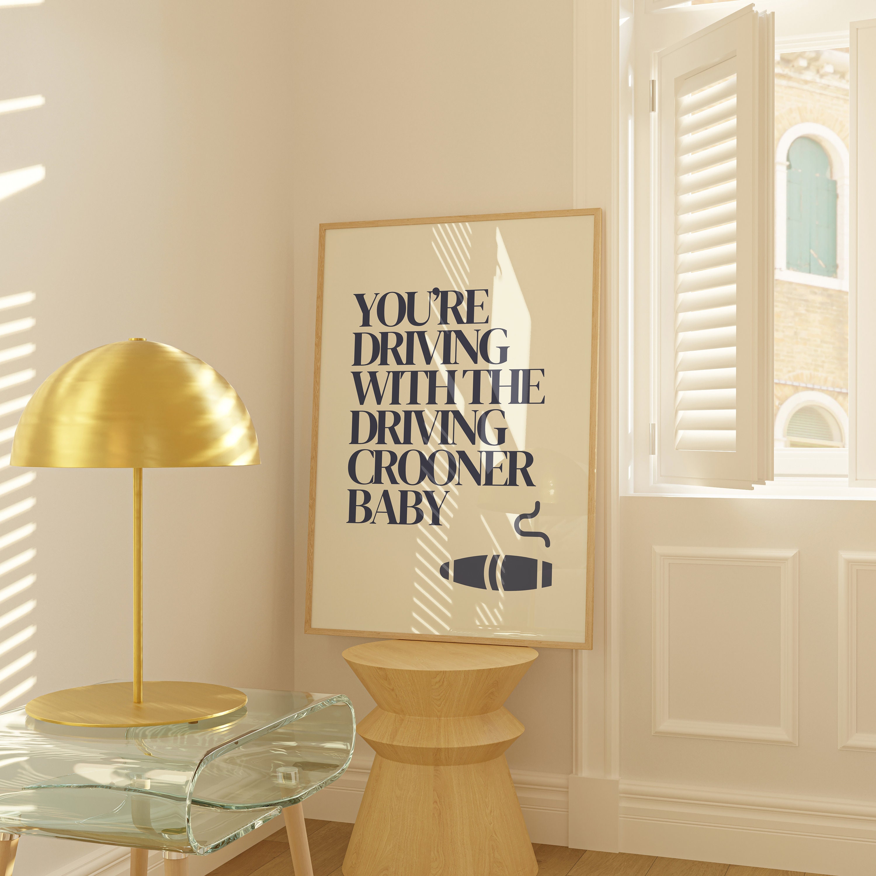 Driving Crooner PRINTABLE Poster I Think You Should Leave Gift Poster ...