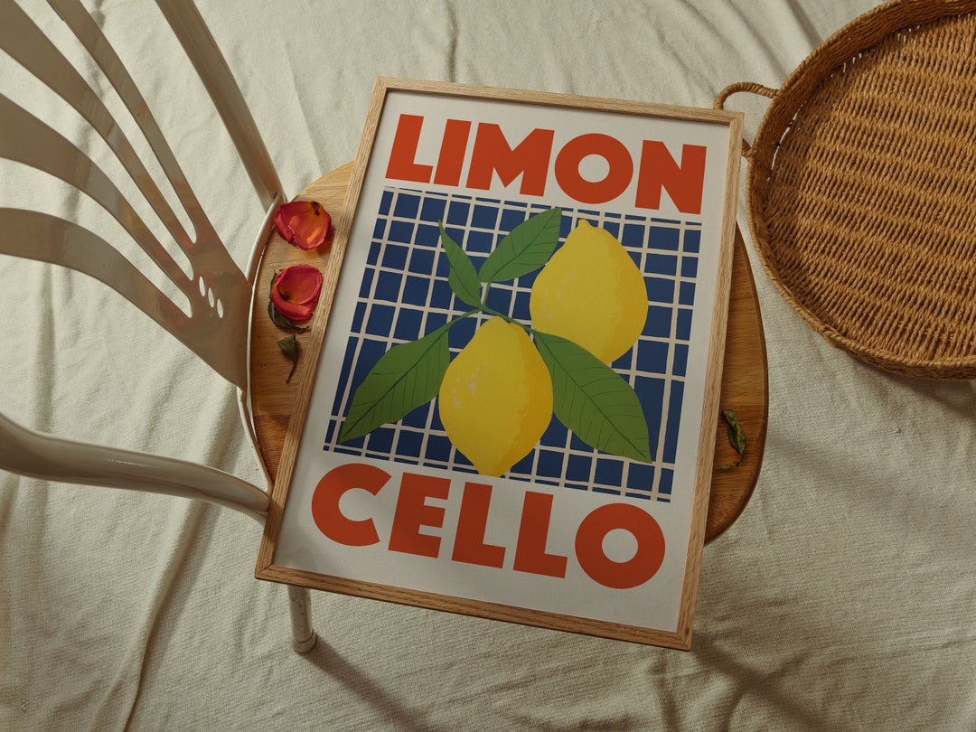 Printable Wall Art for Kitchen Limoncello Print Kitchen Decor Eclectic ...