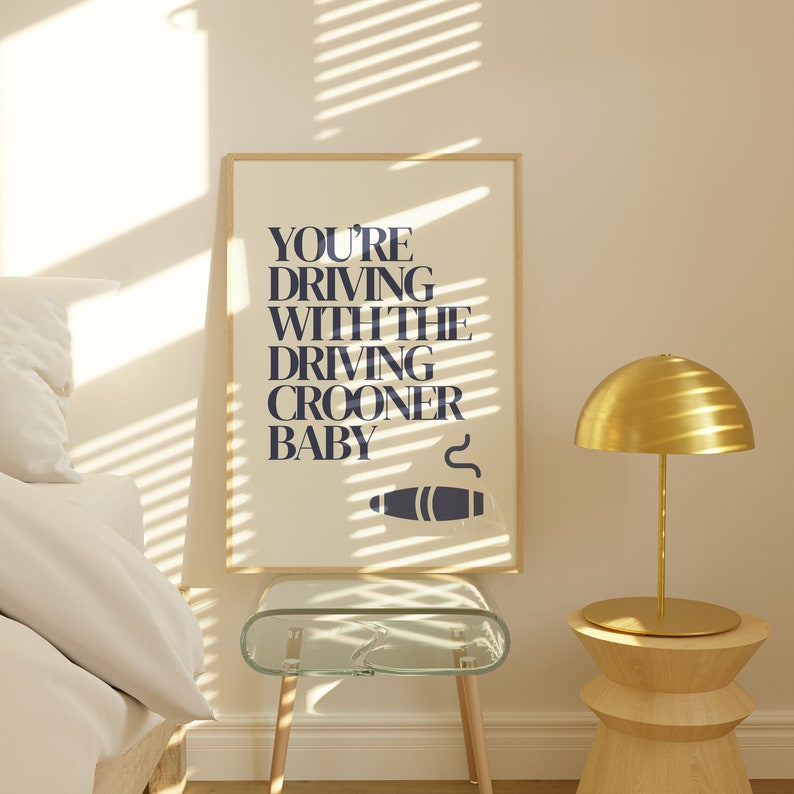 Driving Crooner PRINTABLE Poster I Think You Should Leave Gift Poster ...