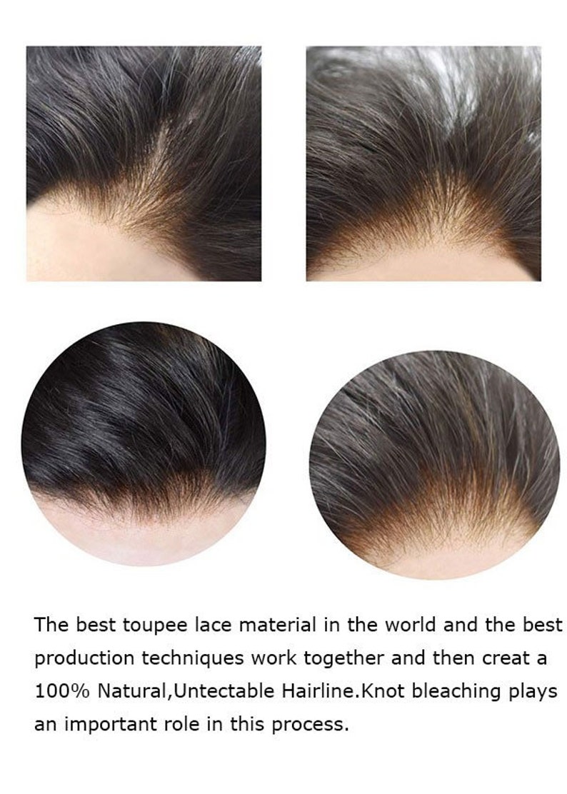 Topee for Mens Non Surgical Full Lace Men Hair Systems, Natural ...