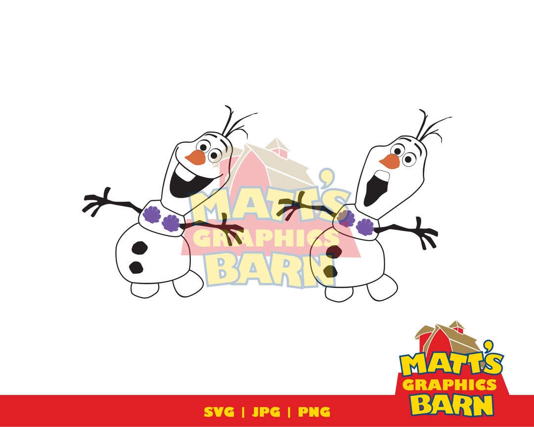 Olaf SVG - Olaf Presents the Little Mermaid - Olaf as Ariel SVG - Etsy