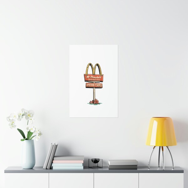 Mcdonalds Poster - Etsy Australia
