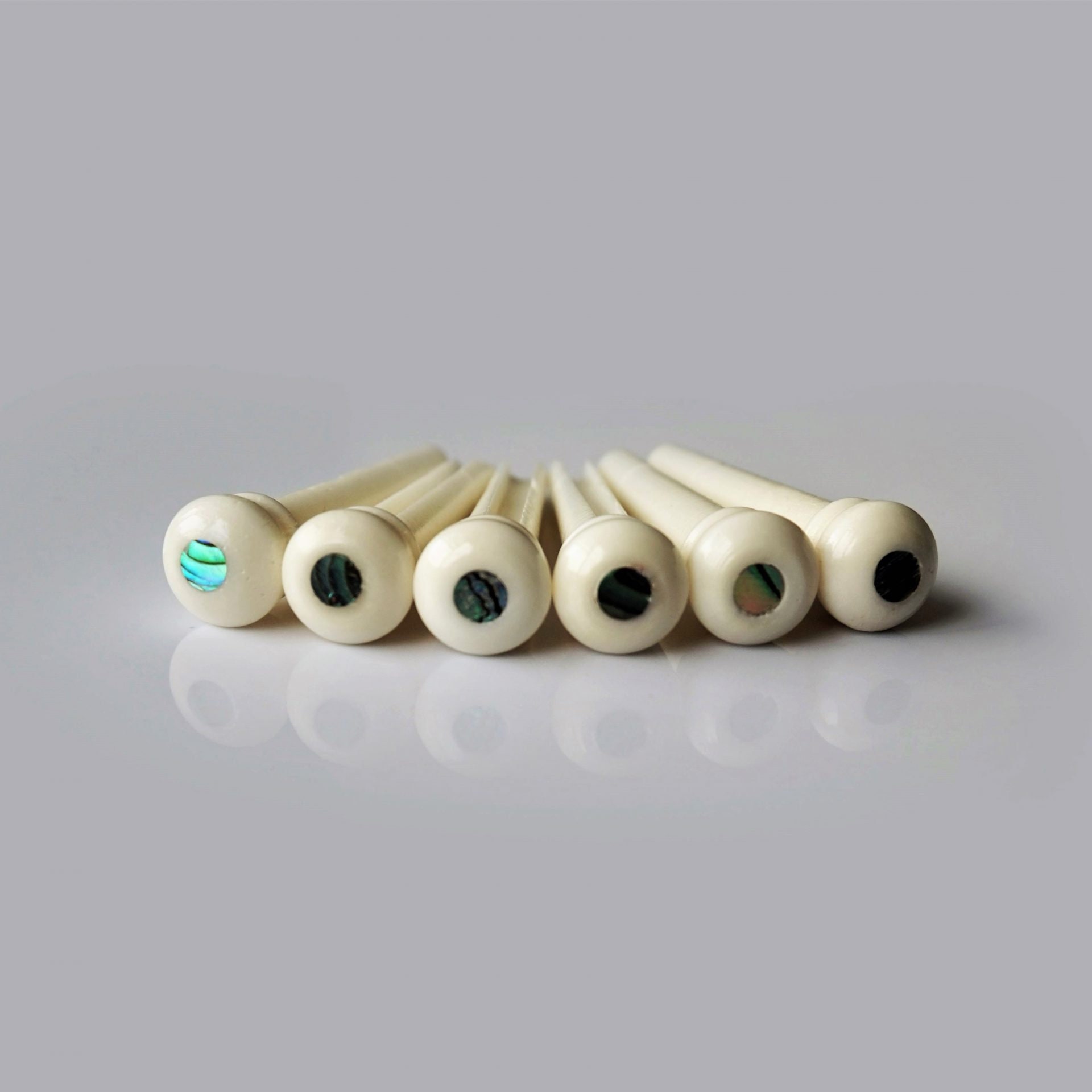 Bone and Abalone Guitar Bridge Pins String Pegs - Etsy