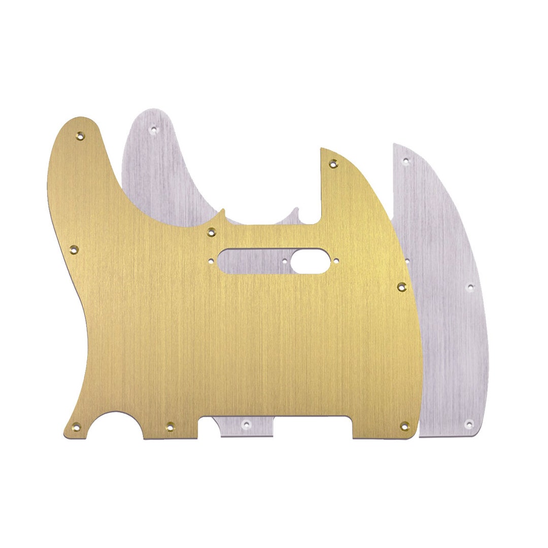 Brushed Aluminium Telecaster Electric Guitar Pickguard - Left Handed - Etsy