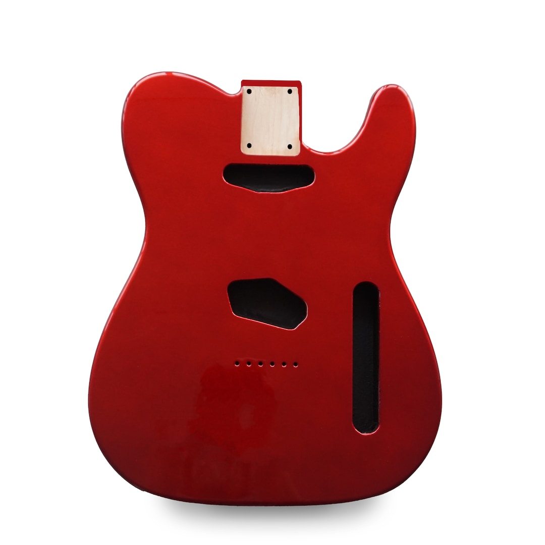 Telecaster Guitar Body - Metallic Red - 2 Piece American Alder - Etsy