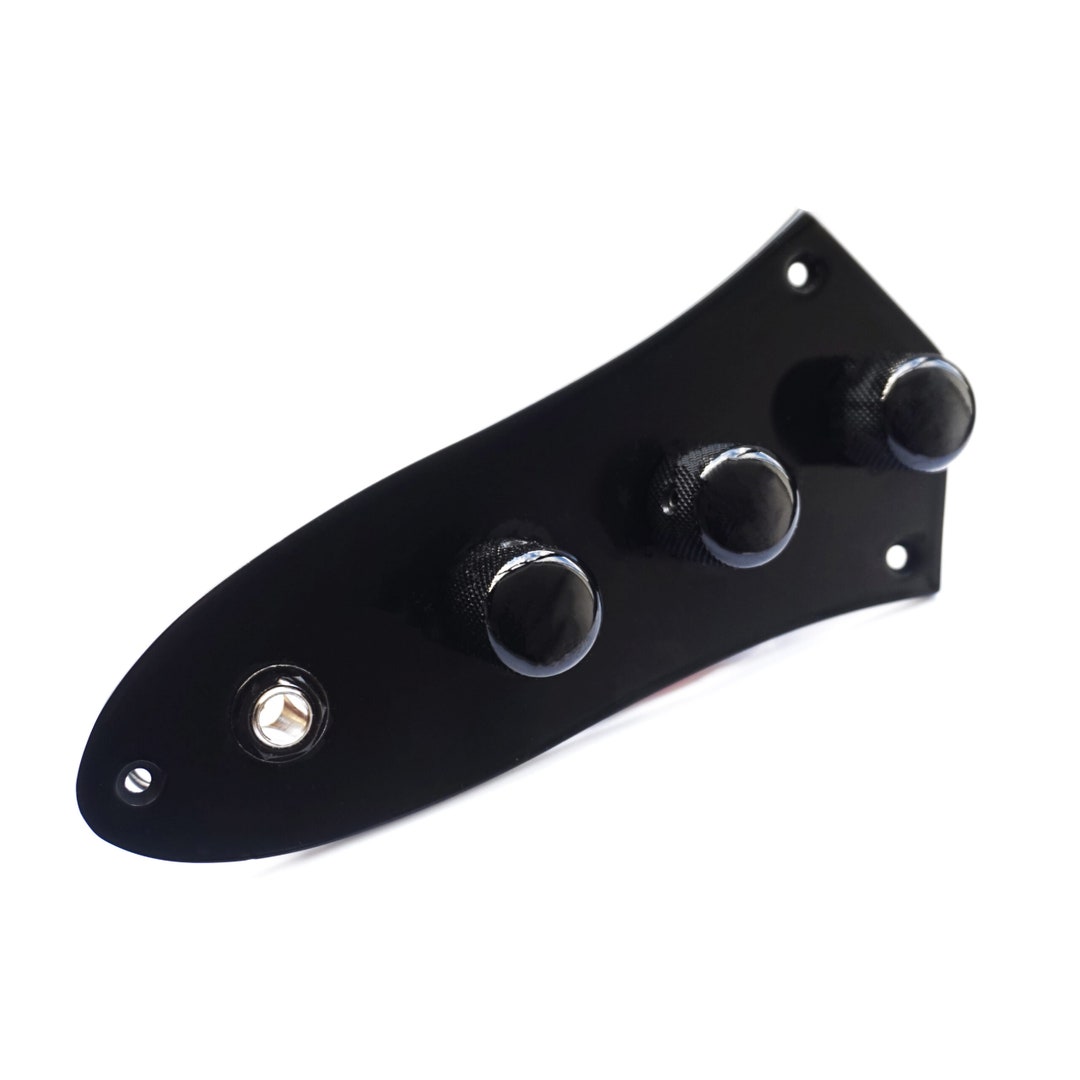Loaded Jazz Bass Control Plate Assembly Black - Etsy UK