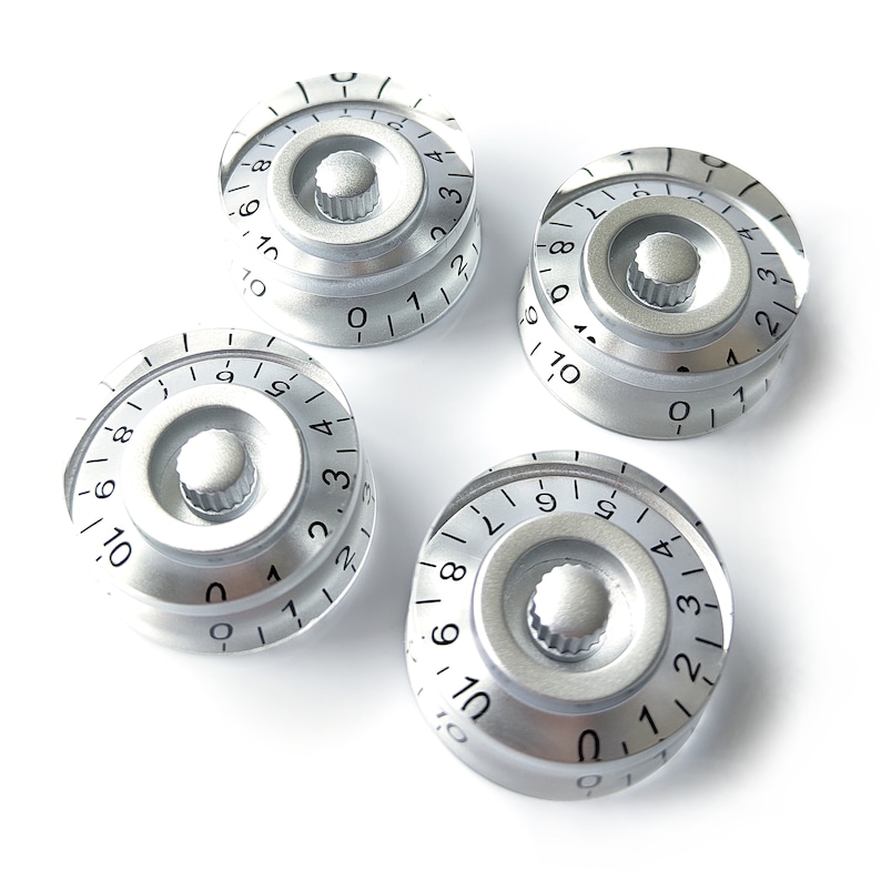 Speed Control Knobs Volume Tone for Gibson & Epiphone Les Paul Silver ...
