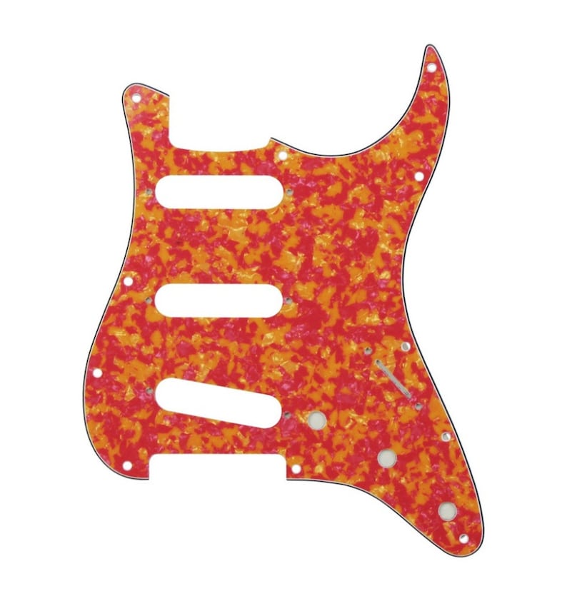 Colourful Strat Stratocaster Electric Guitar Pickguard Scratch Plates ...