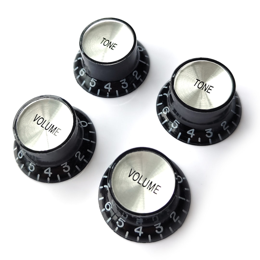 Left Handed Top Hat Bell Reflector Knobs – Volume Tone Controls for ...