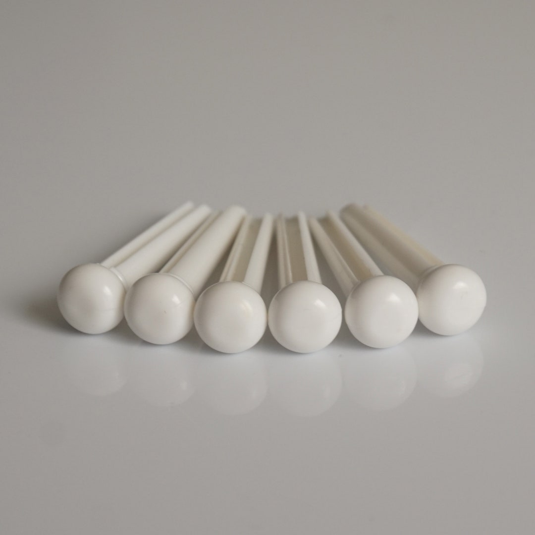 White Guitar Bridge Pins String Pegs - Etsy