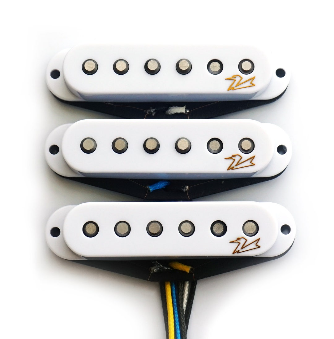 Fuzzy Duck™ Gold Series Single Coil Pickups for Stratocasters (white ...