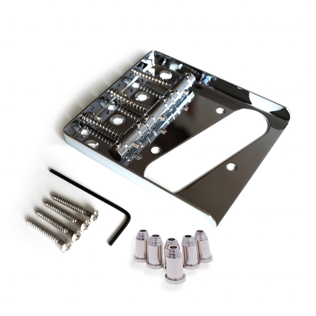 Telecaster Vintage Ashtray Bridge With String Ferrules Chrome Saddles ...