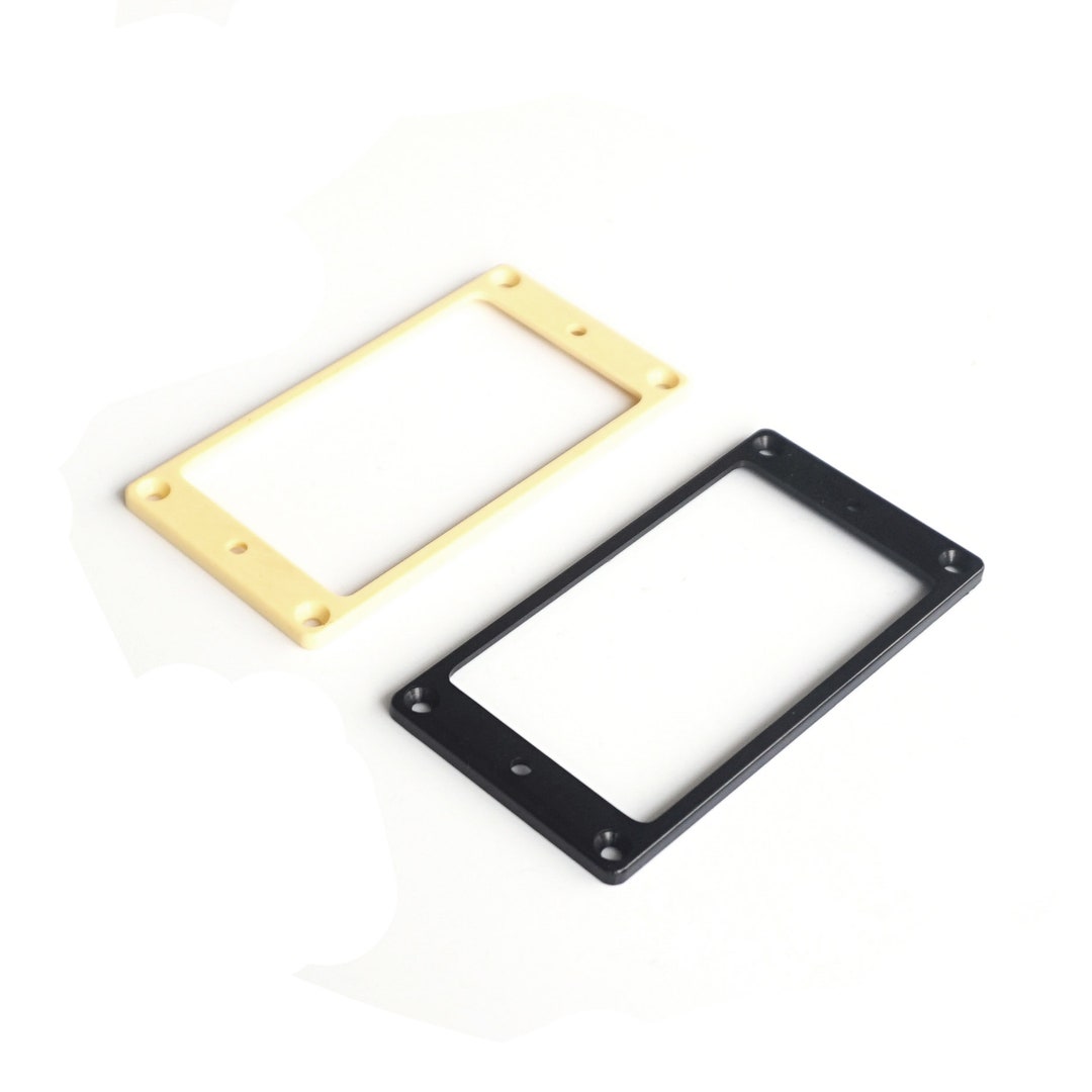 Humbucker Pickup Mounting Ring Surround Flat Bottom - Cream, Black ...