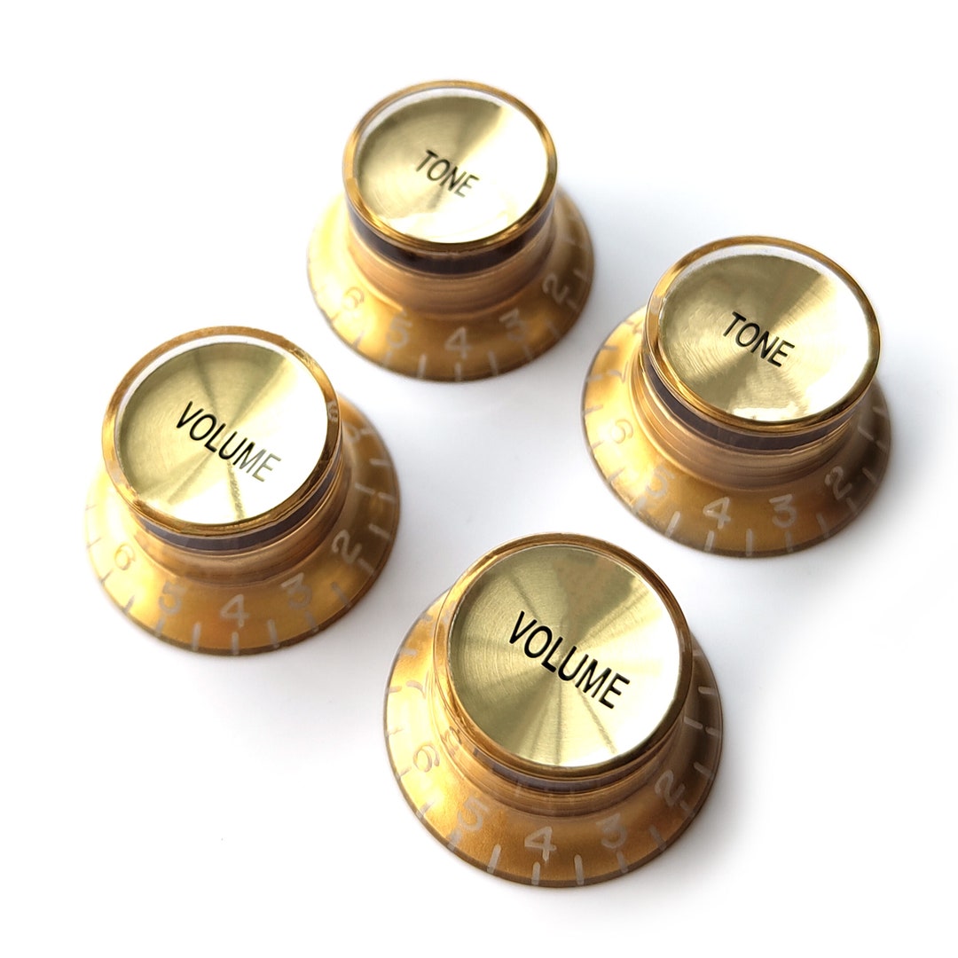 Left Handed Top Hat Bell Reflector Knobs – Volume Tone Controls for ...