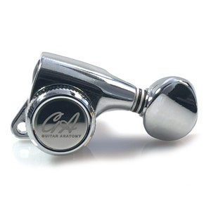 Guitar Anatomy Locking Tuners – Oval Machine Heads for Stratocaster and ...