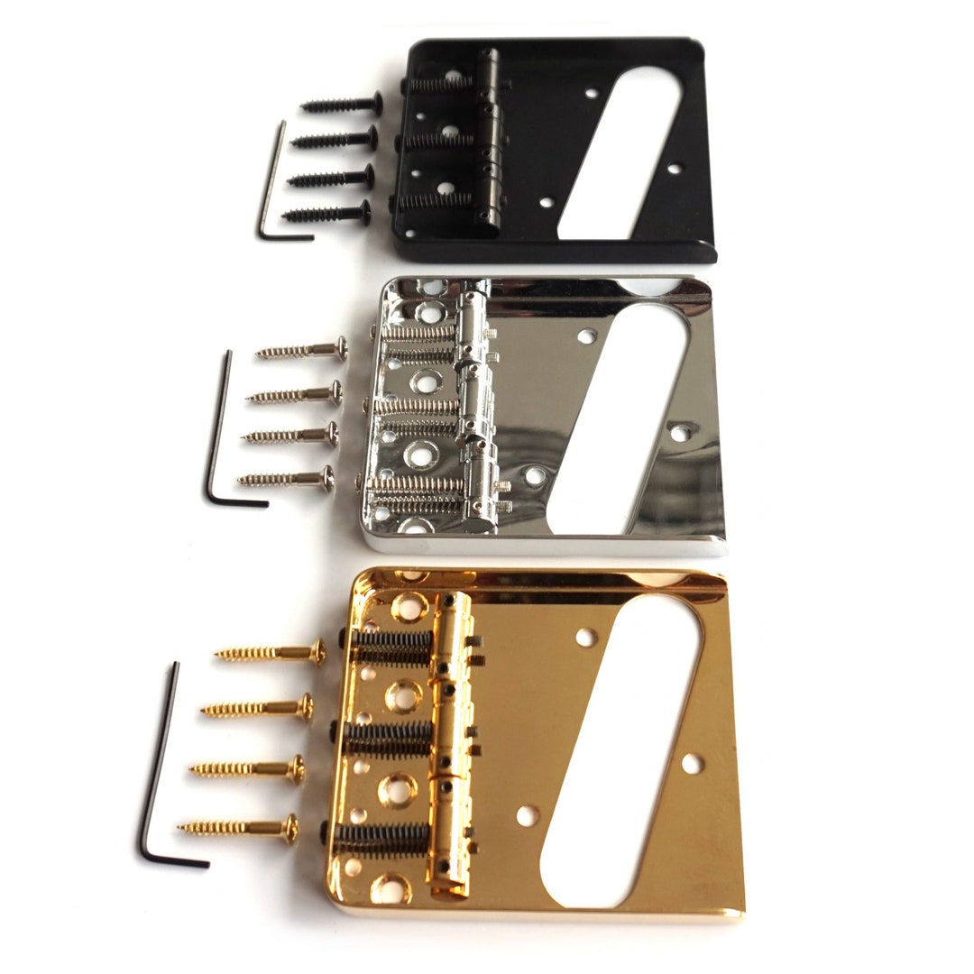 Telecaster Vintage Ashtray Bridge - Plated Saddles - Etsy