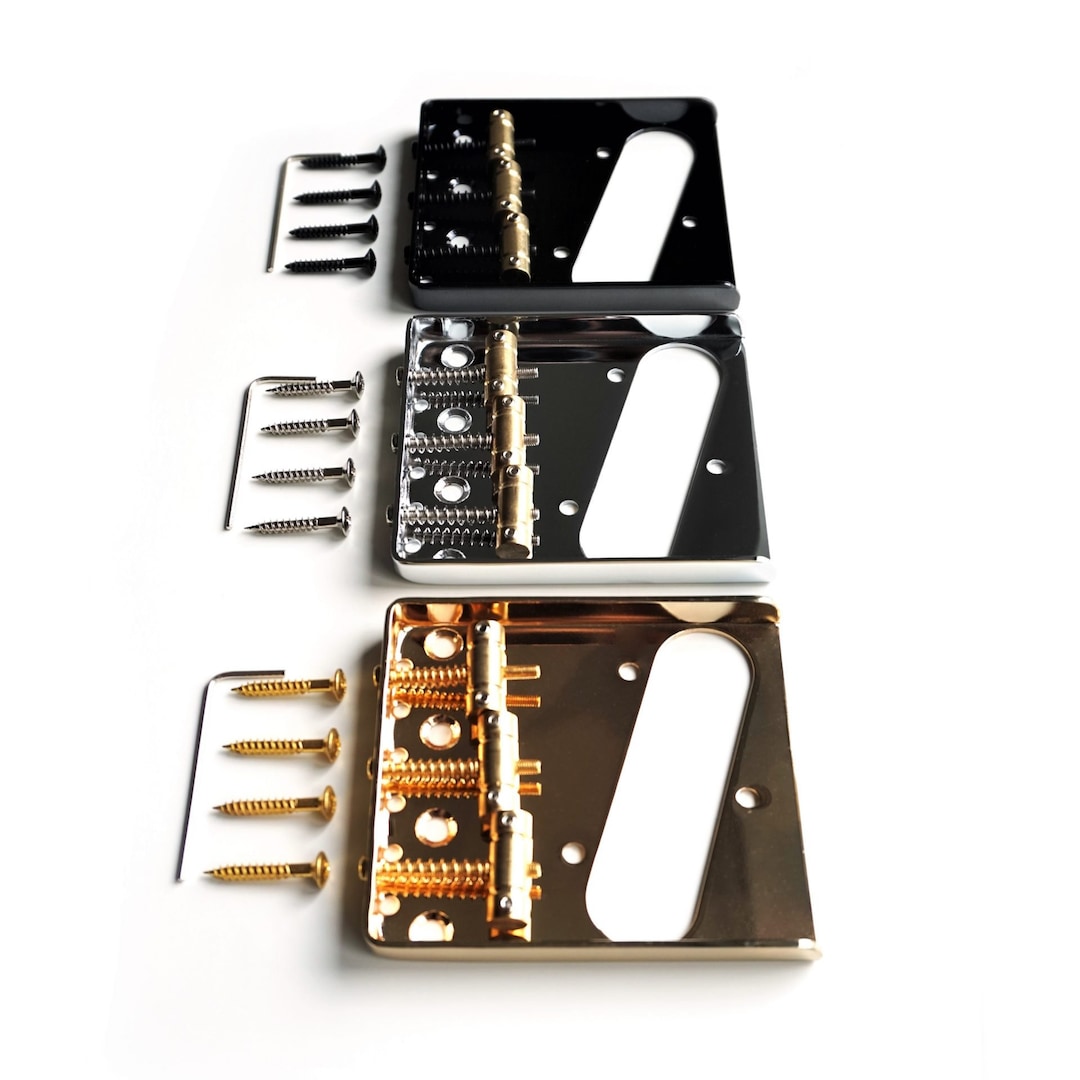 Telecaster Vintage Ashtray Bridge - Brass Saddles - Etsy