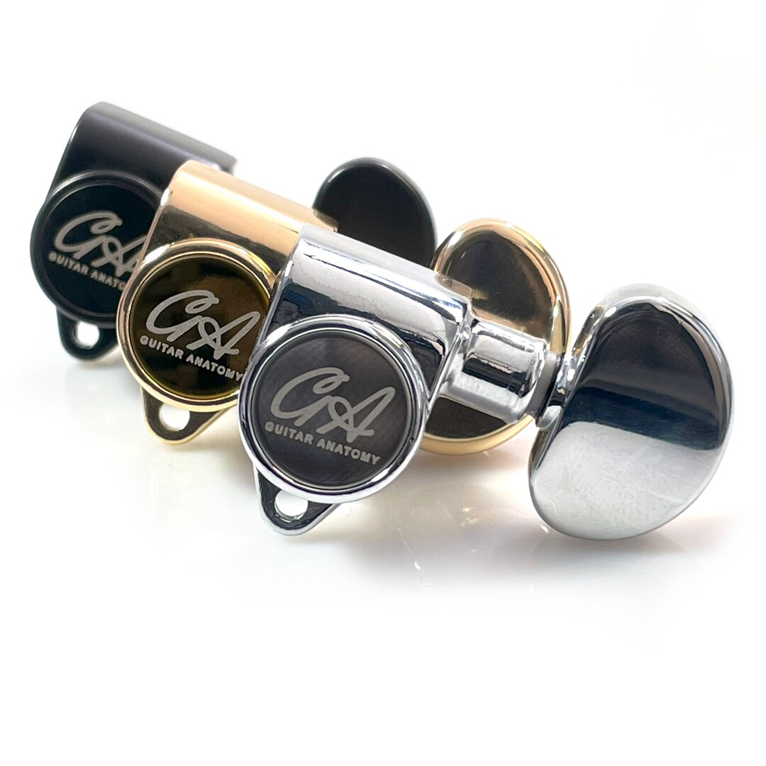 Guitar Anatomy Pro Tuners 1:20 Ratio Fine Tuning Machine Heads for Les ...