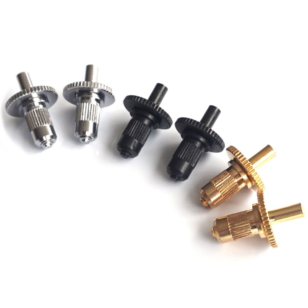 2x Thumb Wheel Tune-o-matic Bridge Height Adjustment Screws Body ...