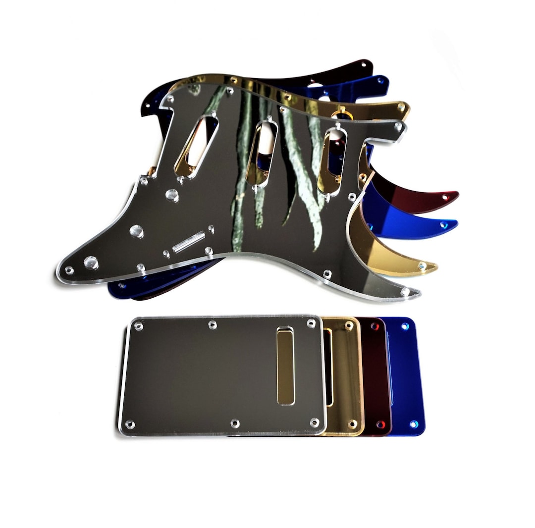 Mirror Stratocaster Electric Guitar Pickguard Scratchplate and ...