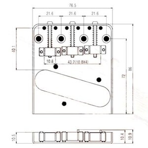 Telecaster Ashtray Bridge Loaded With Single Coil Pickup – Top Loading ...