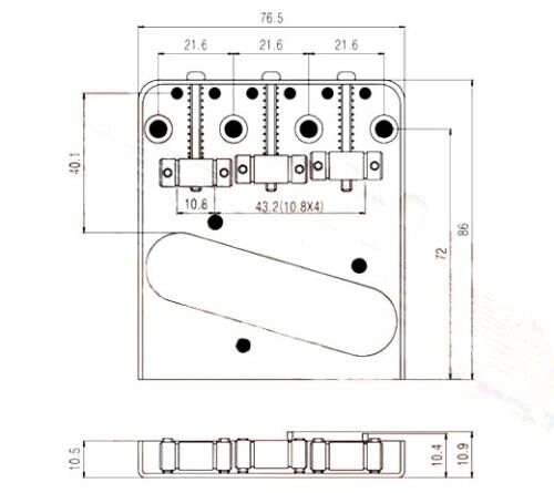 Telecaster Ashtray Bridge Loaded With Single Coil Pickup Top - Etsy