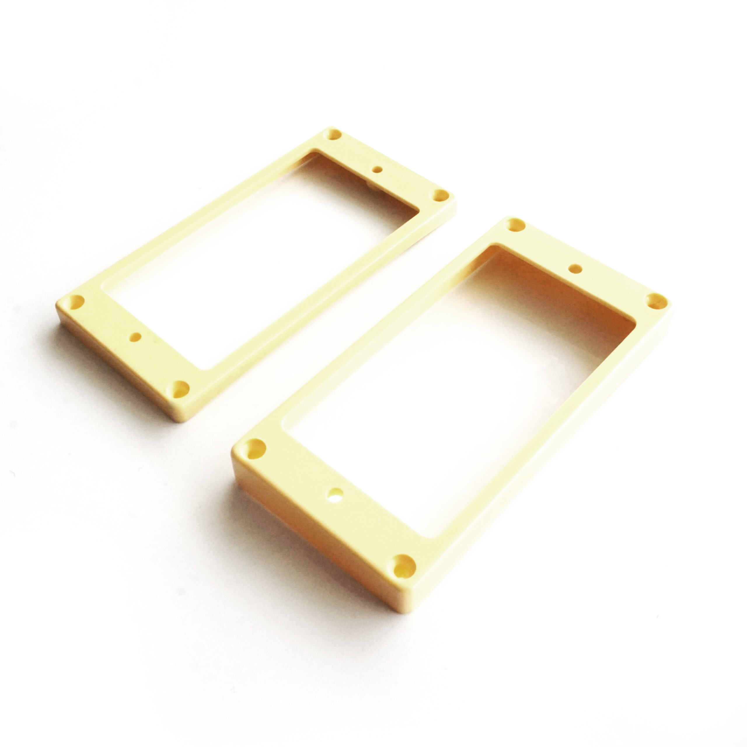 Humbucker Pickup Curved Base Mounting Ring Surrounds Les Paul,es Cream ...